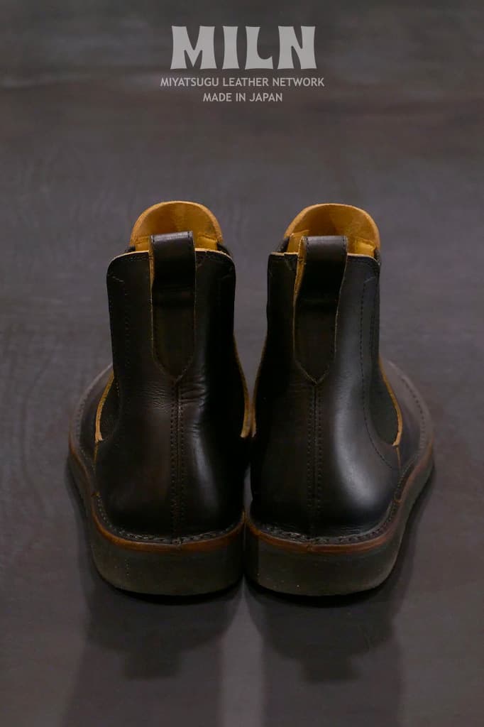 【予約販売】MILN サイドゴアブーツ｜革販売のミヤツグ - 皮革専門卸の直営オンラインストア