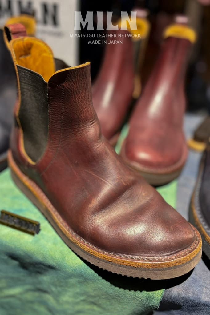 【予約販売】MILN サイドゴアブーツ｜革販売のミヤツグ - 皮革専門卸の直営オンラインストア